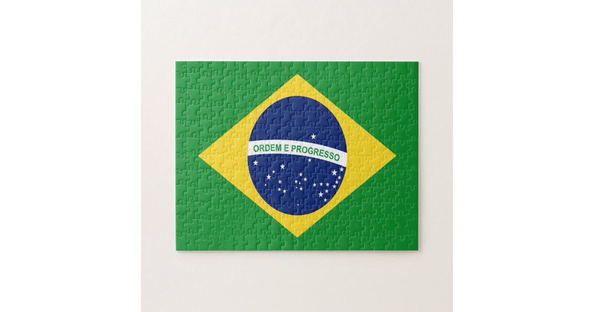 Brazil Flag Jigsaw Puzzle | Zazzle