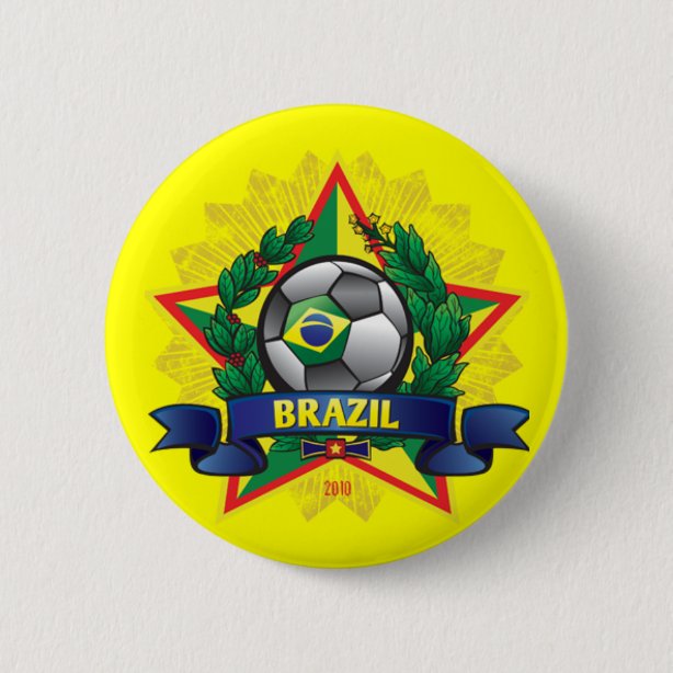 Brasil Badges & Pins | Zazzle UK