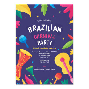Brazil Invitations | Zazzle UK