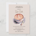 Breakfast with coffee birthday party invitation | Zazzle