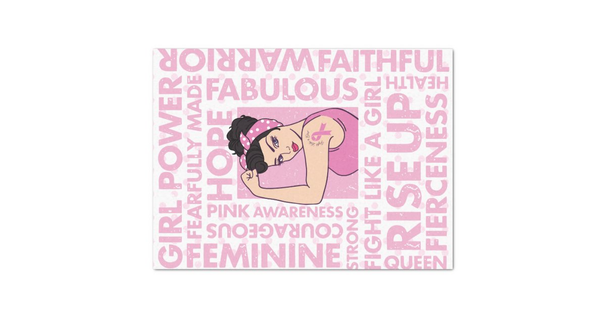 Breast Cancer Awareness Tissue Paper | Zazzle