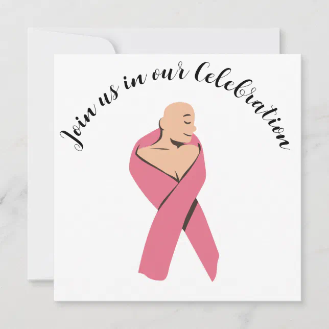 Breast Cancer End of Chemo Party Invitation | Zazzle