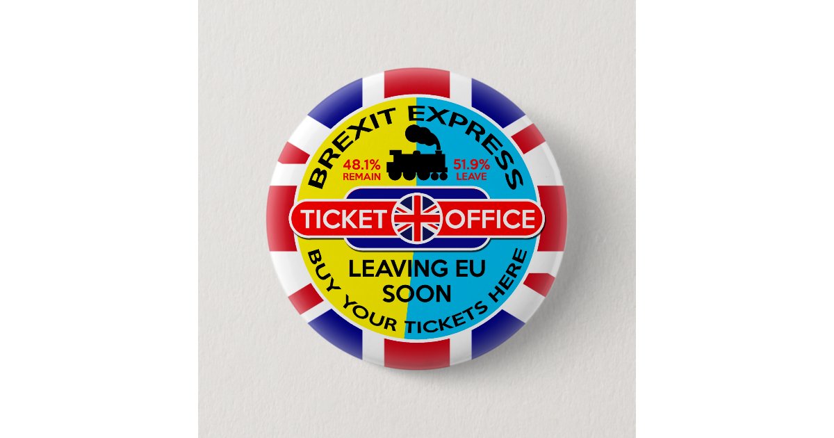 Brexit 6 Cm Round Badge | Zazzle