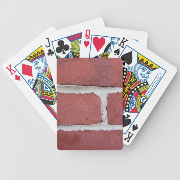 Brick Playing Cards | Zazzle UK