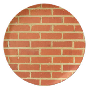 Brick Wall Plates | Zazzle UK