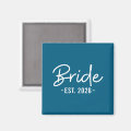 Bride est 2026 future wife bride to be magnet | Zazzle