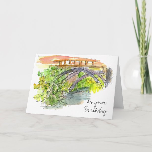 Bridge Birthday Cards | Zazzle UK