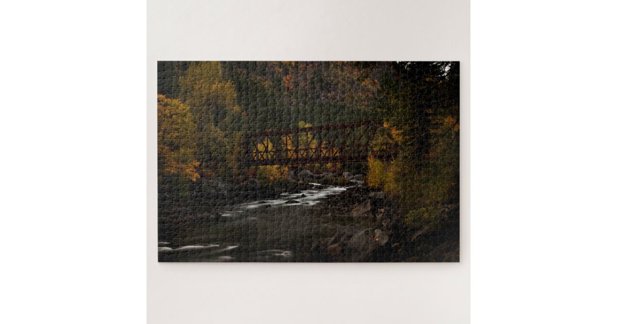 Bridge over the river jigsaw puzzle | Zazzle