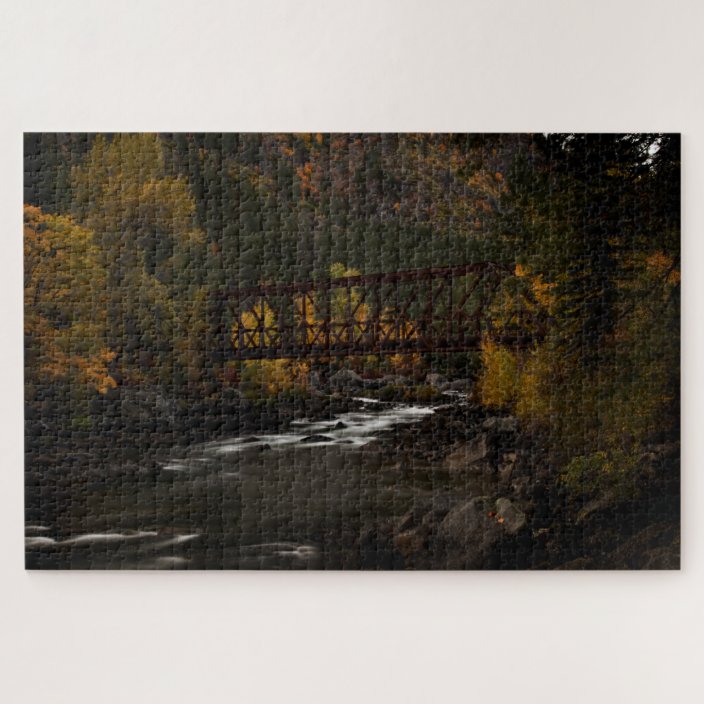 Bridge over the river jigsaw puzzle | Zazzle.co.uk