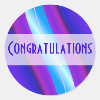 Congratulation Stickers | Zazzle.co.uk
