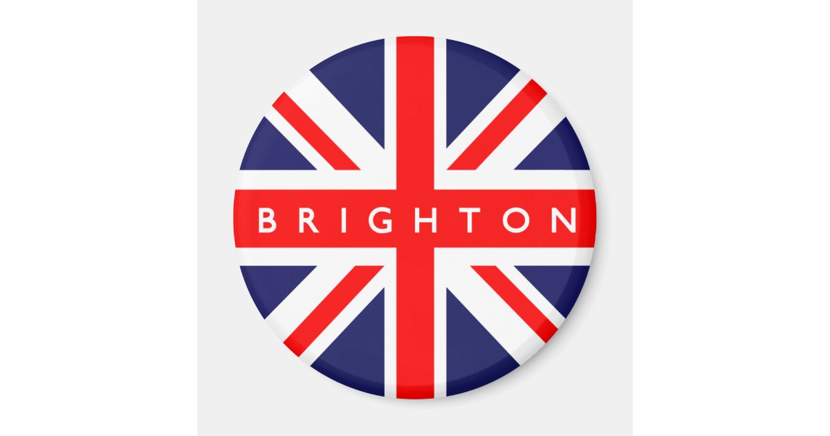 Brighton UK Flag Magnet | Zazzle