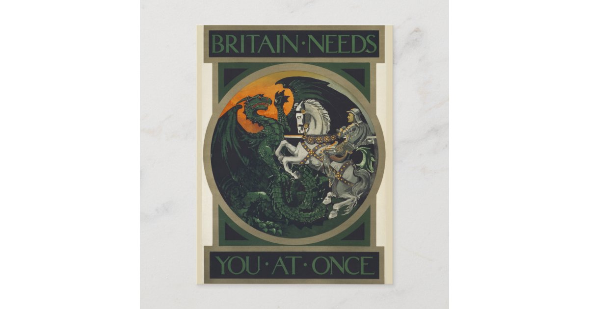 Britain Needs You At Once Postcard | Zazzle