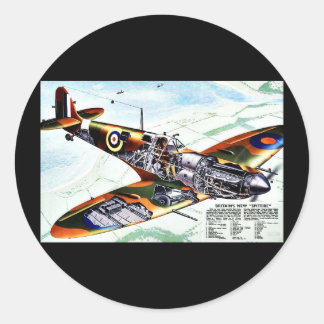 Spitfire Stickers | Zazzle.co.uk