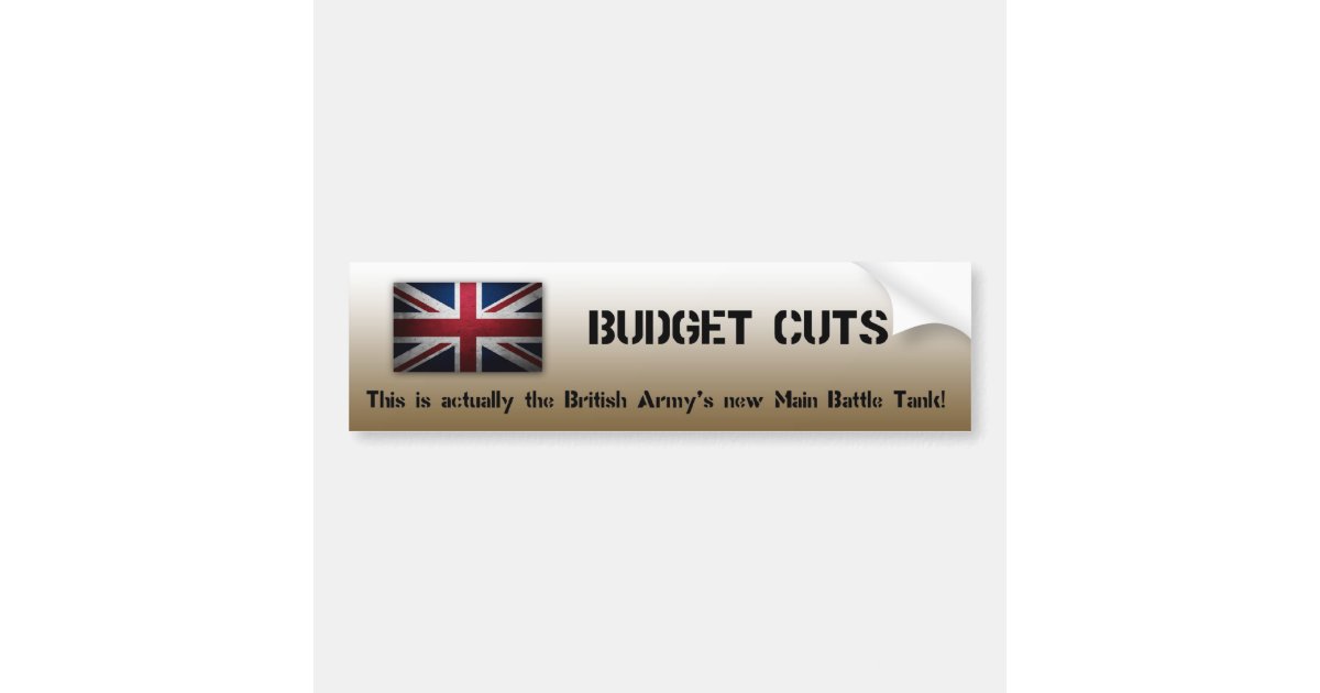 British Army bumper sticker | Zazzle