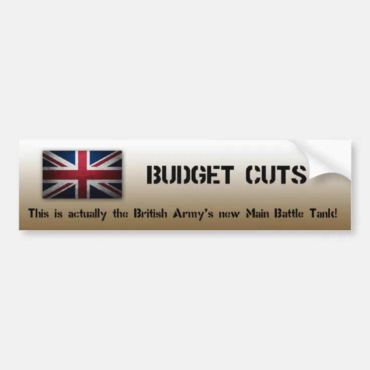 British Army bumper sticker | Zazzle