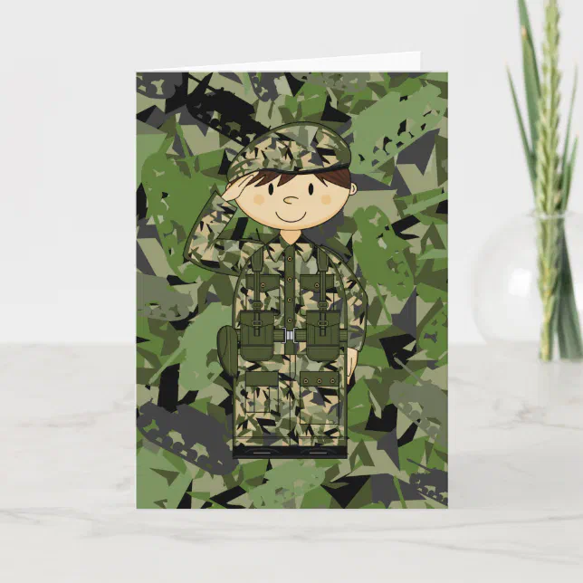 British Army Soldier Card | Zazzle