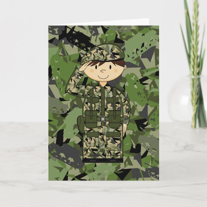 British Army Soldier Card | Zazzle.co.uk