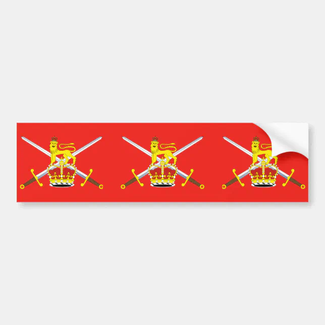 British Army, United Kingdom Bumper Sticker | Zazzle