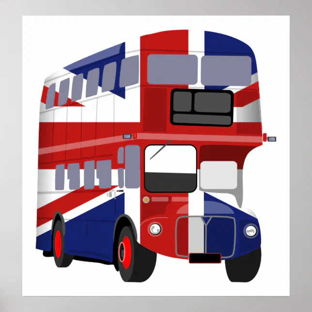 British Bus Poster | Zazzle