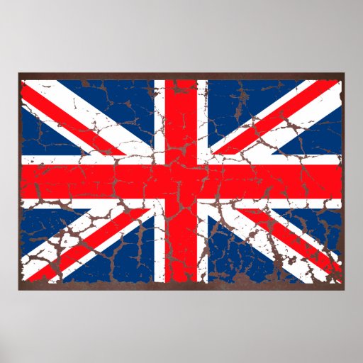 British Flag Distressed Print | Zazzle
