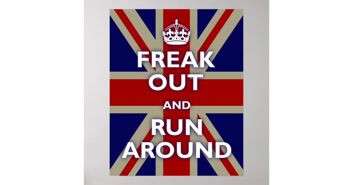 British Flag Parody Poster | Zazzle