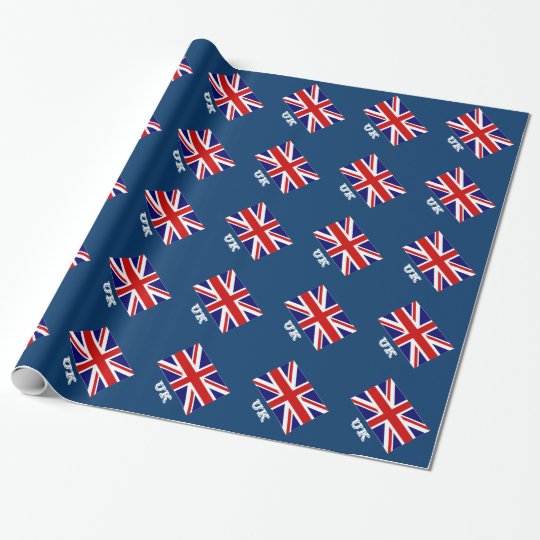British flag wrapping paper | Union Jack design | Zazzle.co.uk