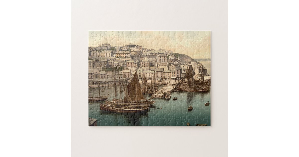Brixham I, Devon, England Jigsaw Puzzle | Zazzle