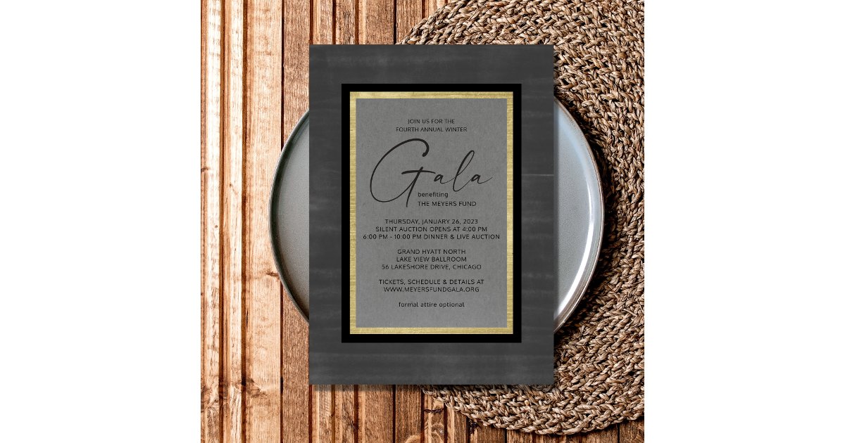 Brooklyn Modern Gala Invitation | Zazzle