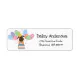 Brussels Griffon Birthday Return Address Label | Zazzle