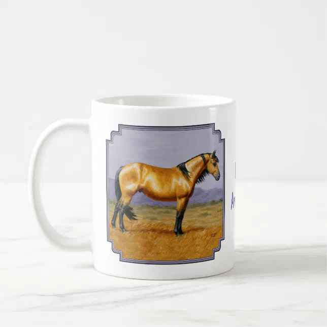 Bucksin Wild Horse Mustang Stallion Coffee Mug | Zazzle
