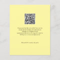 Budget Yellow Lemon QR Code Wedding Invitation | Zazzle