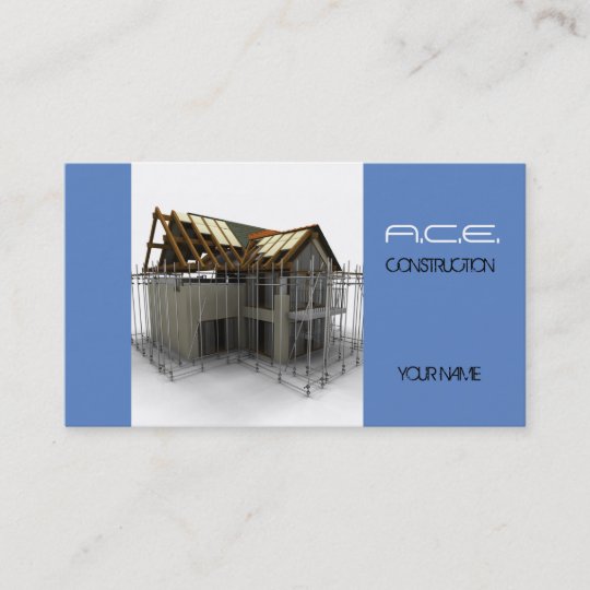 Builders/Construction Business Card | Zazzle.co.uk
