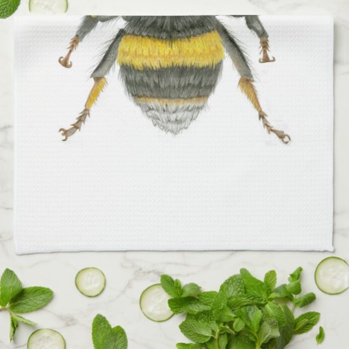 Bumble Bee Kitchen Towel | Zazzle