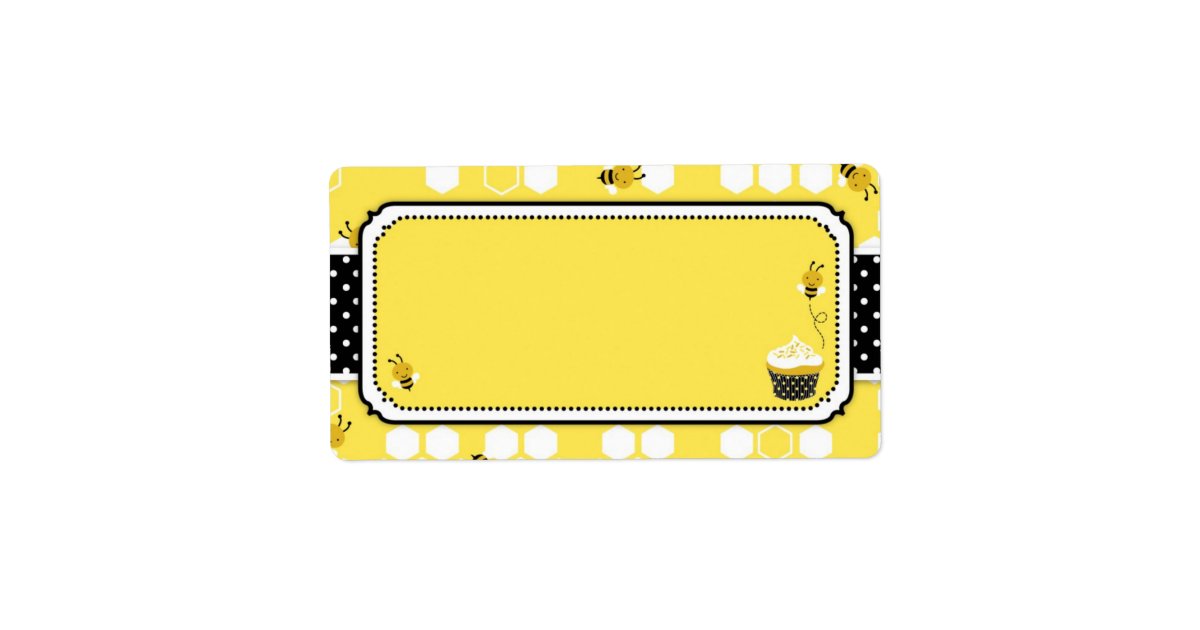 Bumble Bee Name Tag | Zazzle