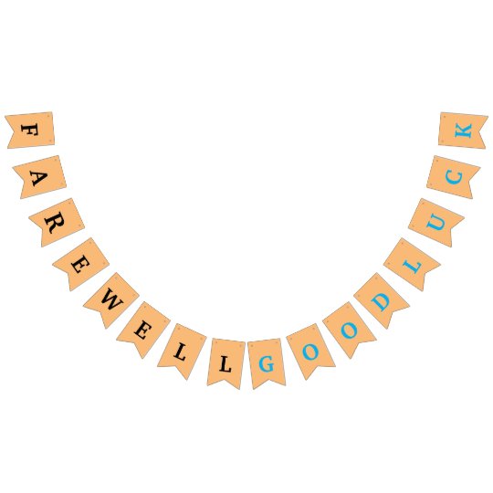 Bunting banner for Farewell party | Zazzle.co.uk
