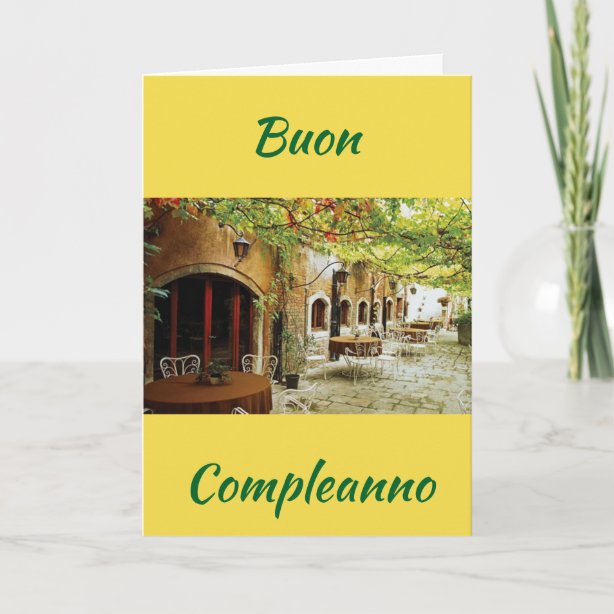 Italian Birthday Cards | Zazzle UK