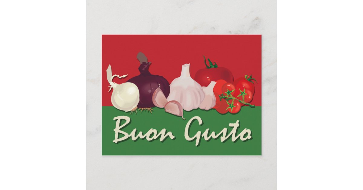 Buon Gusto Recipe Cards | Zazzle