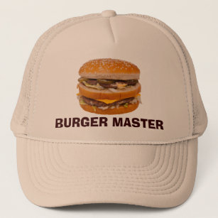 Burger Hats & Caps | Zazzle UK