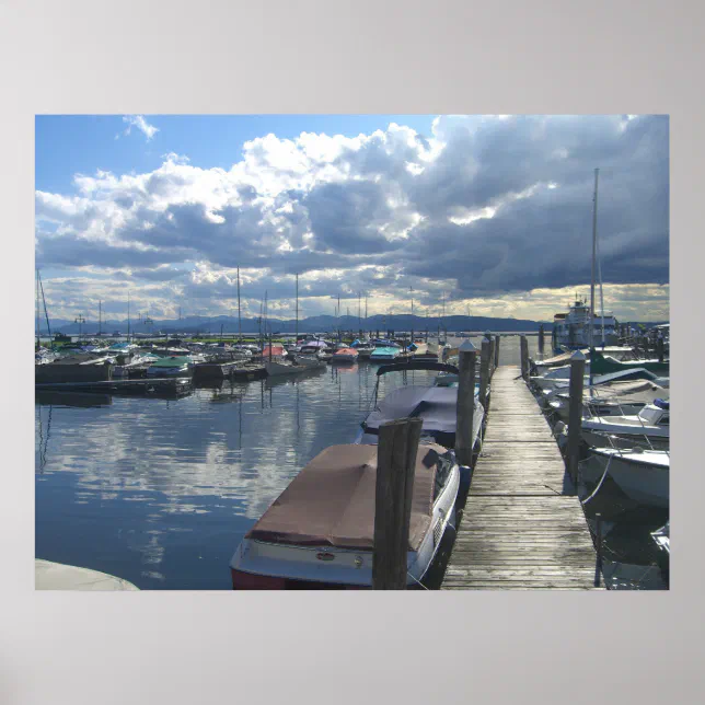 burlington harbour poster | Zazzle