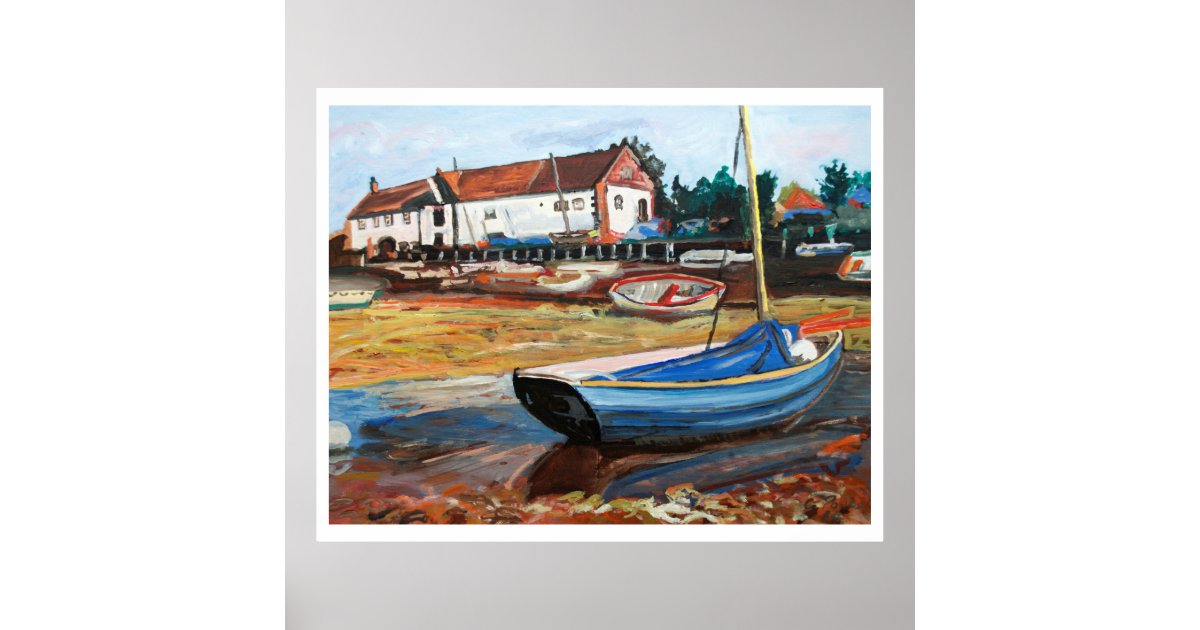 Burnham Overy Staithe Poster | Zazzle
