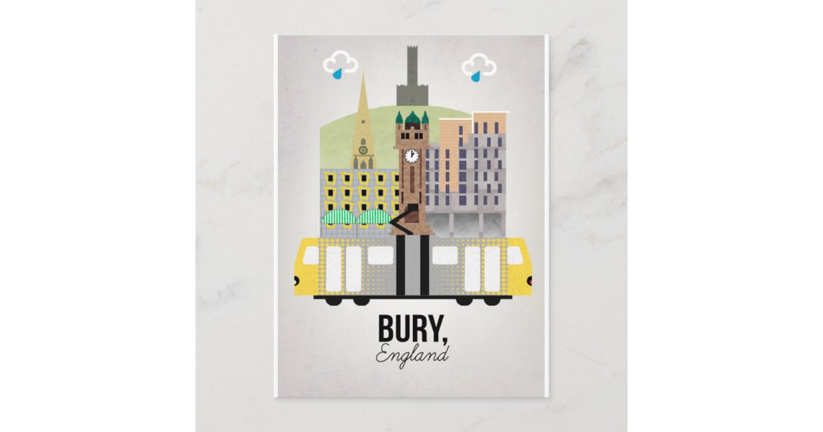 Bury Postcard | Zazzle