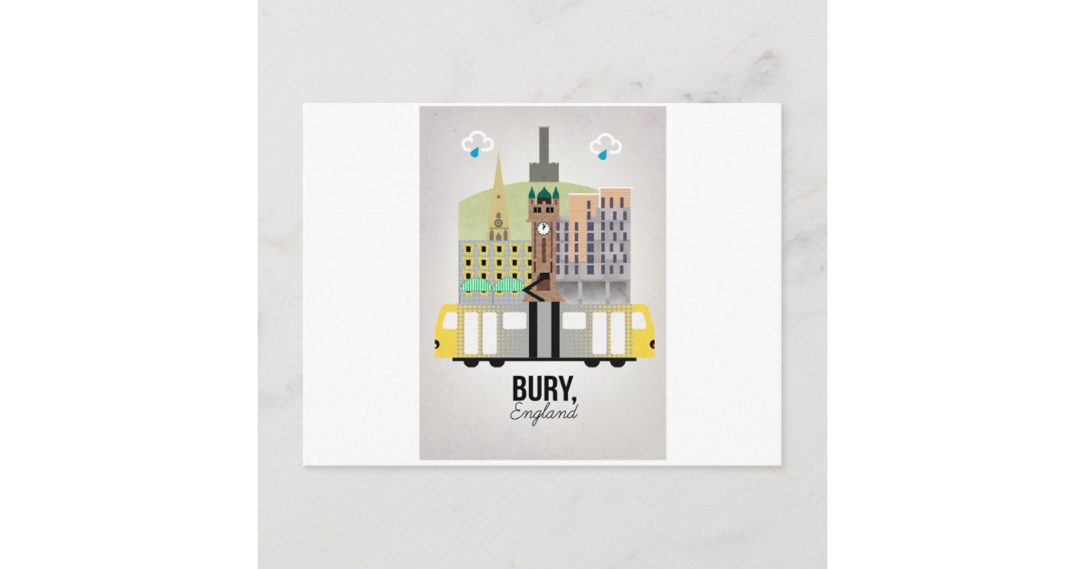 Bury Postcard | Zazzle