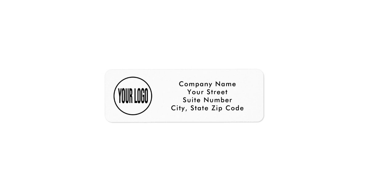 Business Return Address Labels With Company Logo Zazzle co uk business-return-address-labels-with-company-logo-zazzle-co-uk