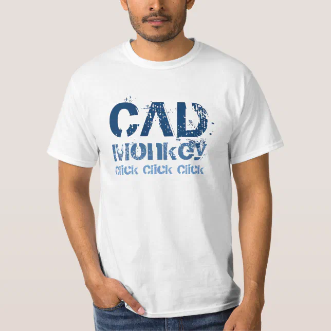 Cad Monkey Architect T-Shirt | Zazzle