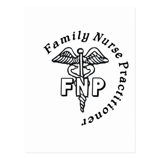 CADUCEUS FNP FAMILY NURSE PRACTITIONER POSTCARD | Zazzle.co.uk