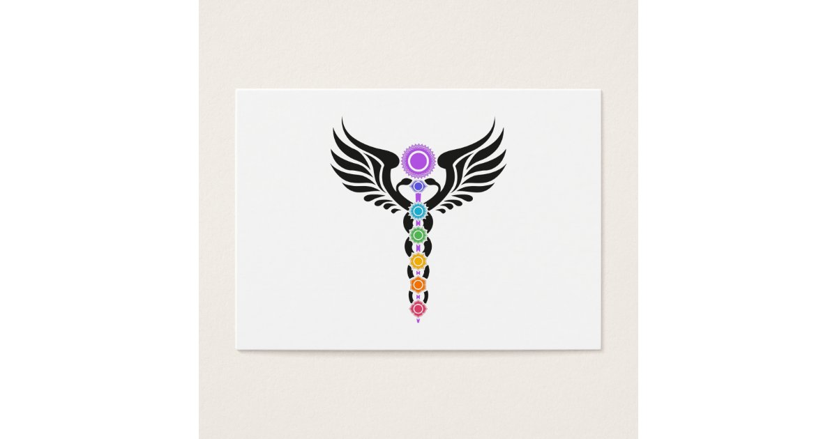 Caduceus - Winged Serpent– Kundalini – 7 Chakras | Zazzle