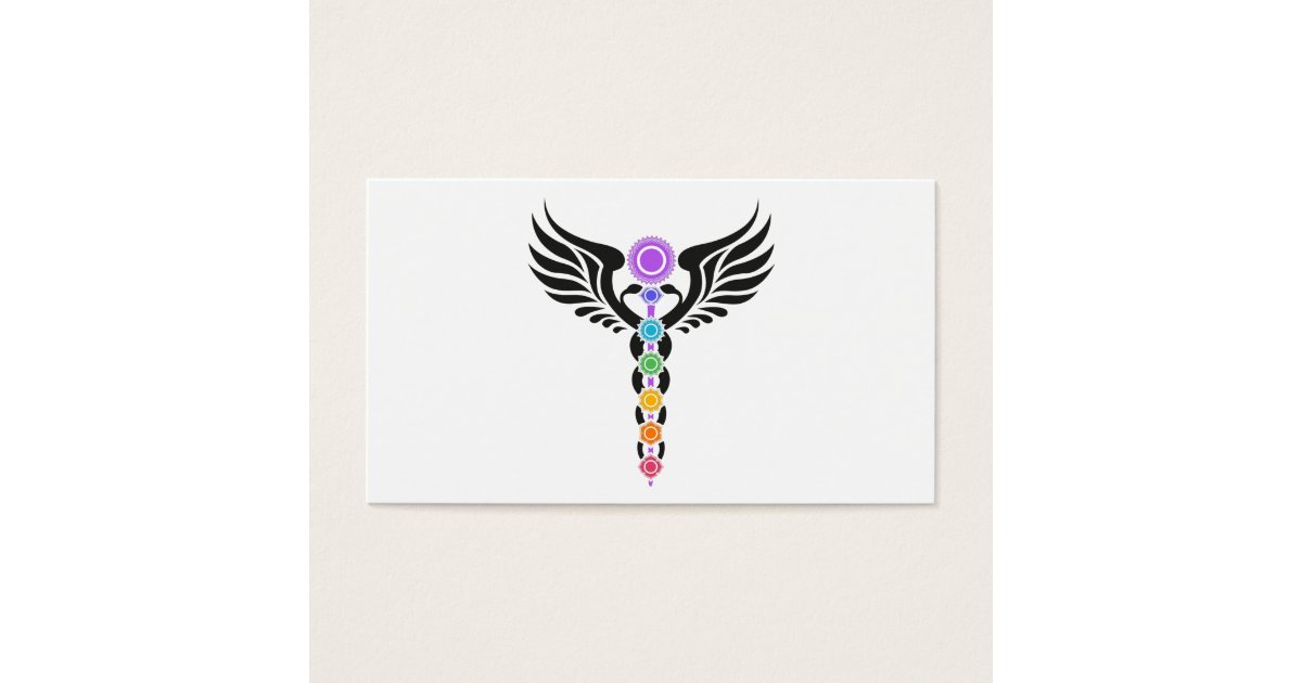 Caduceus - Winged Serpent– Kundalini – 7 Chakras | Zazzle