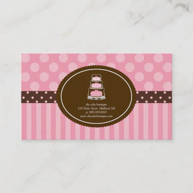 Cake Shop or Bakery Business Cards | Zazzle