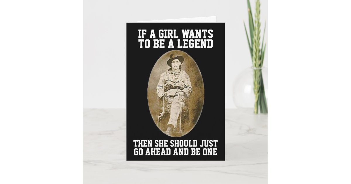 CALAMITY JANE COWGIRL BIRTHDAY GIANT CARDS | Zazzle