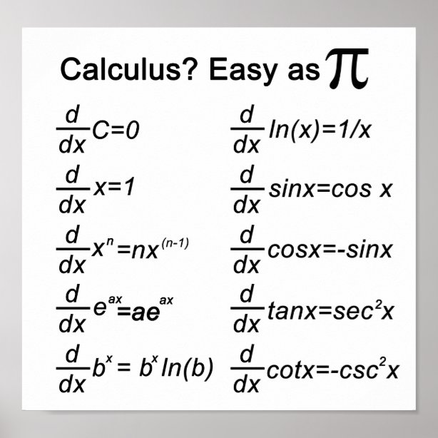 Calculus Posters & Prints | Zazzle UK